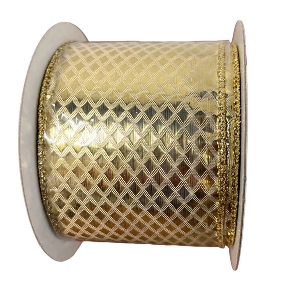 Hobby Lobby | Holiday | New Hobby Lobby Holiday Christmas Ribbon Gold ...